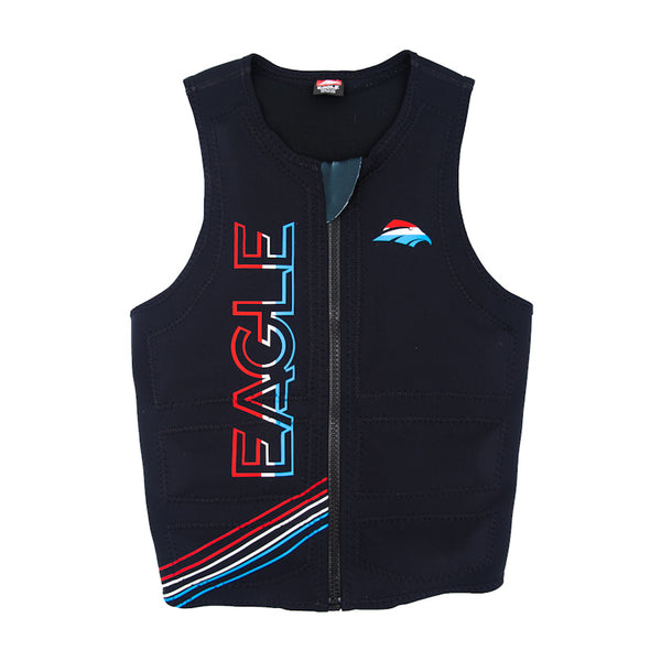 2024 Men's Eagle Black USA Vest 20/20 Flotation - Masterline